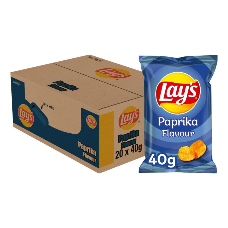 Lay's Chips Naturel Kleine Mini 40gr Doos 20 Stuks PRIJS 15,90 Kopen ...